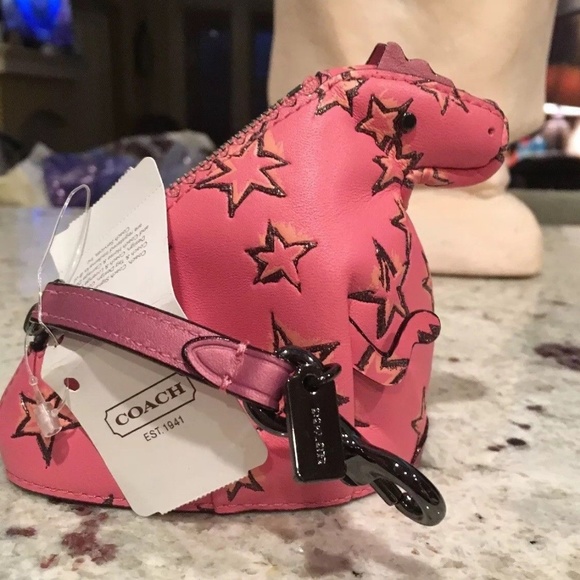 Coach | Accessories | Coach 941 Rexy Starlight Dinosaur Coin Case Charm ...